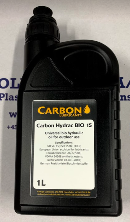 Hydraulic oil, Carbon Hydrac BIO 15, 1 liter. (HF-E 15 ISO VG 15 ...
