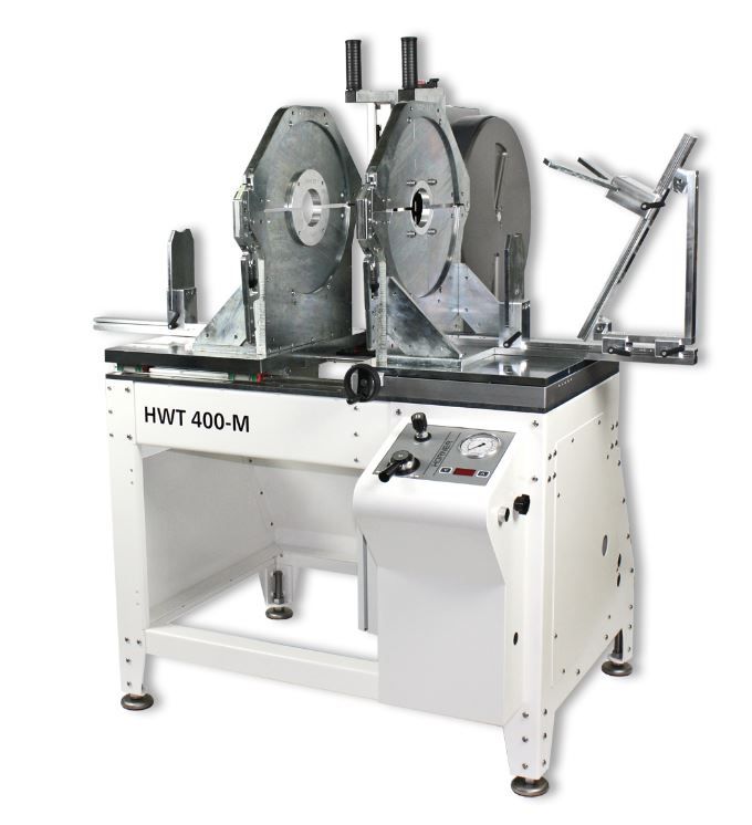 Butt welding machine, Hürner, HWT 400 Manual, Steel clamps (incl ...