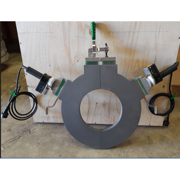 Divided heating element with Toggle clamp, OD500/ID250mm - Welding ...
