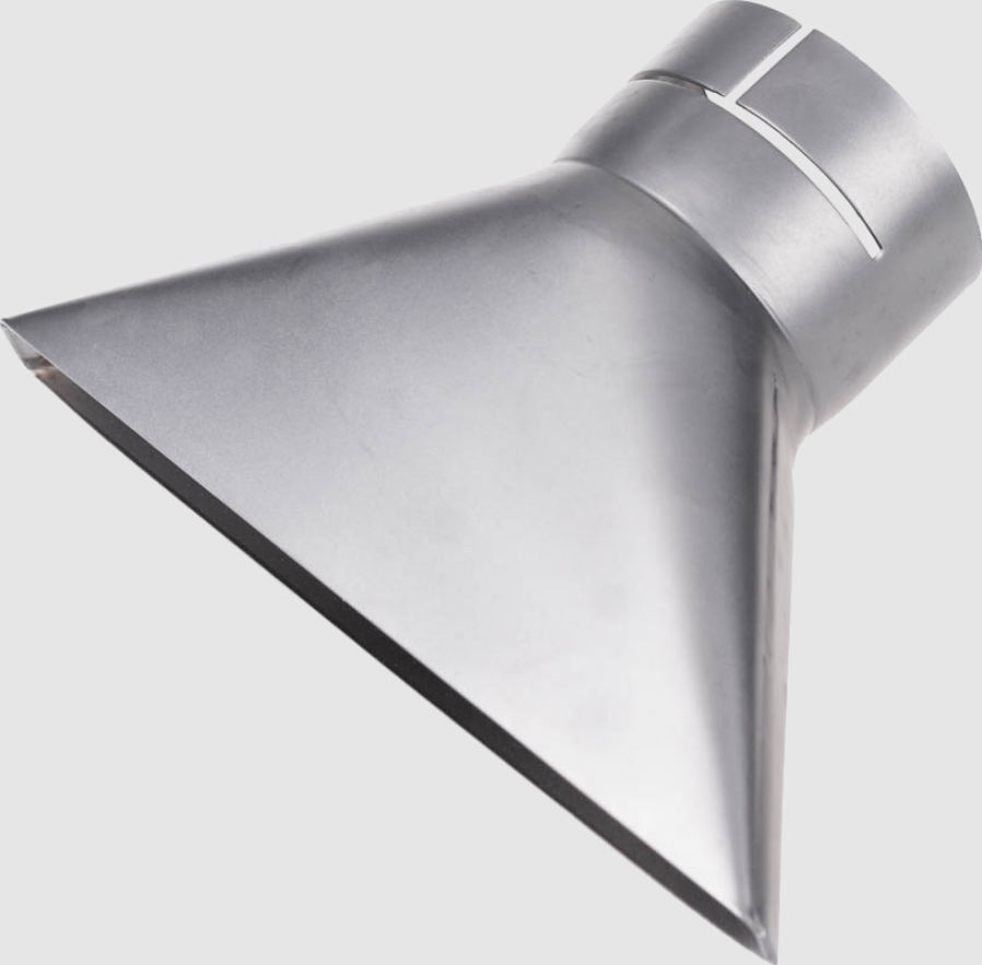 Ø50 Wide slot nozzle 150 x 10 mm, - Air nozzles for air heaters for ...