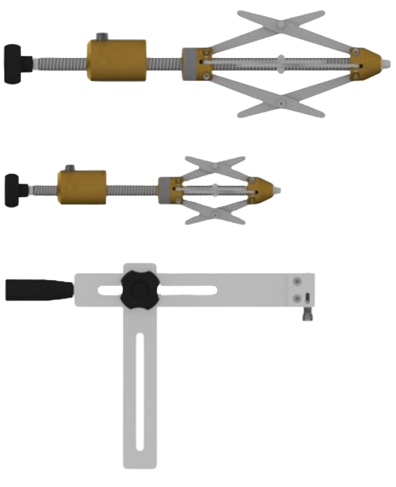 Mechanical rotating pipe scraper Combiset Ø75-315 - Plastic pipe rotary ...
