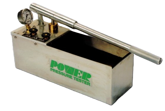 Manual pressure pump, 250 bar, class 1.6 manometer, stainless steel ...